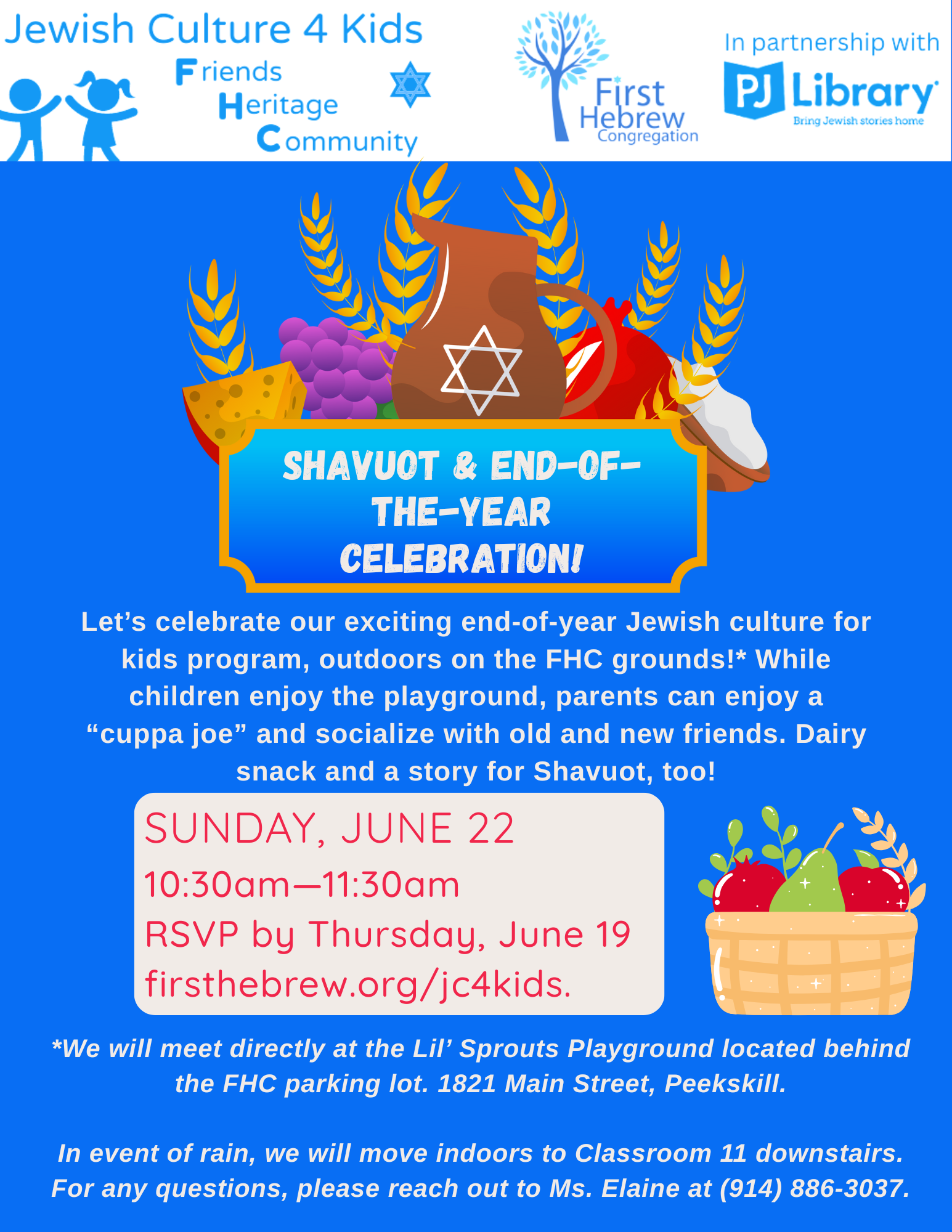 JC4Kids SHAVUOT (2) | First Hebrew CongregationFirst Hebrew Congregation